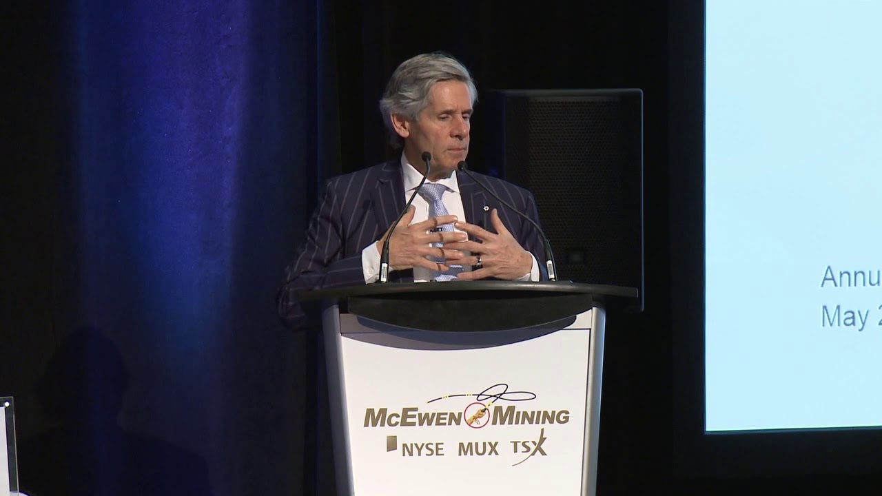 McEwen Mining 2018 AGM - Rob McEwen - YouTube
