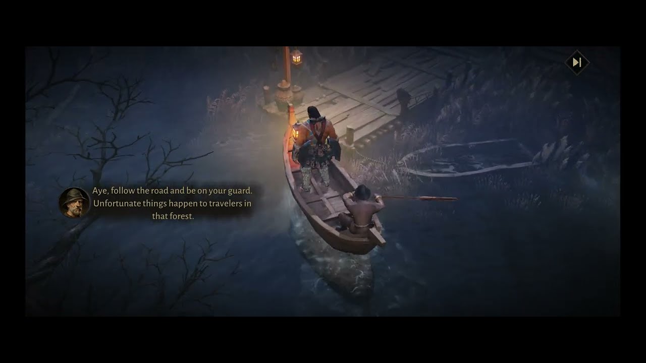 Diablo Immortal - Wortham: Barbarian Boat Arrival: Head Through Forest ...
