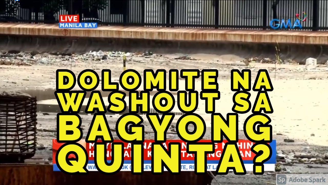 DOLOMITE NA WASHOUT NG BAGYONG QUINTA | RONSASTV - YouTube