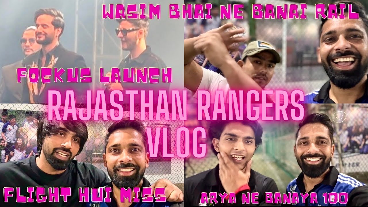 Rajasthan Rangers Practice vlog | R2H Ecl Practice Session| Wasim R2h Vlog | Fokus Launch Event ...