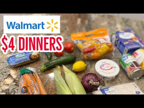 WALMART EXTREME BUDGET DINNERS // EASY & CHEAP SUMMER MEALS - YouTube
