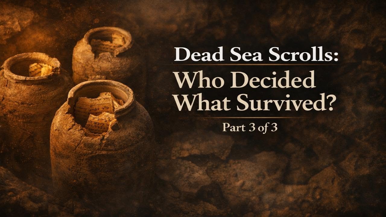 Dead Sea Scrolls: Who Decided What Survived? - YouTube