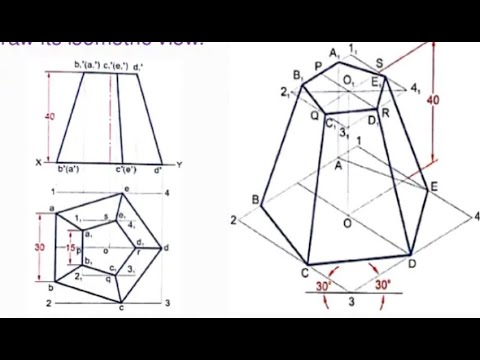 Truncated pentagonal pyramid - YouTube