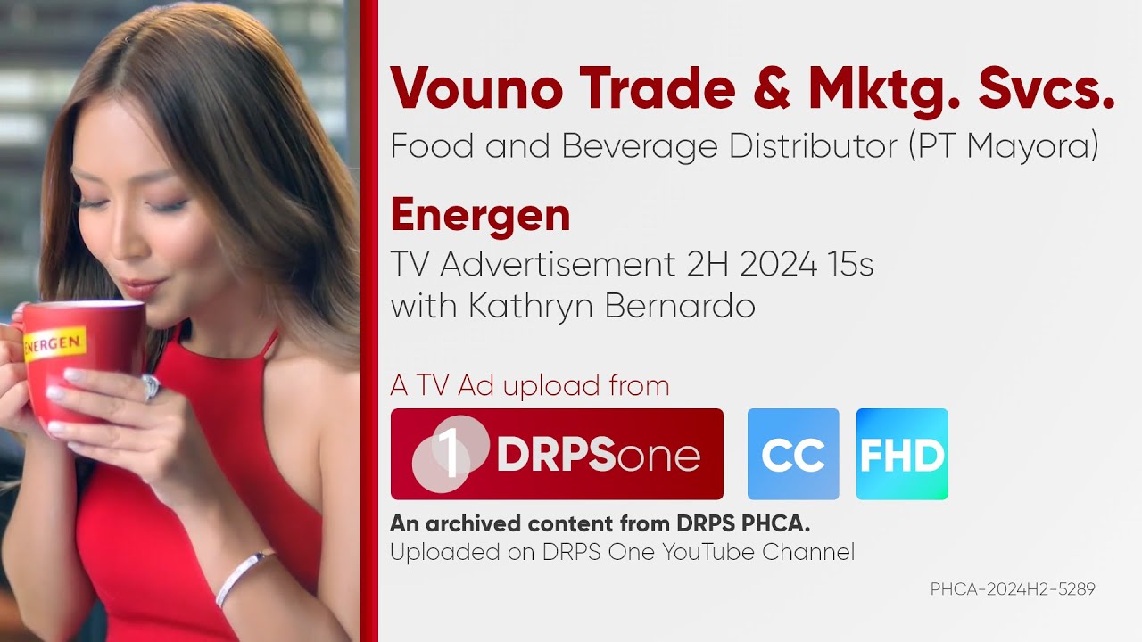 Energen TV Ad 2H 2024 15s with Kathryn Bernardo (Philippines) [CC/HD ...