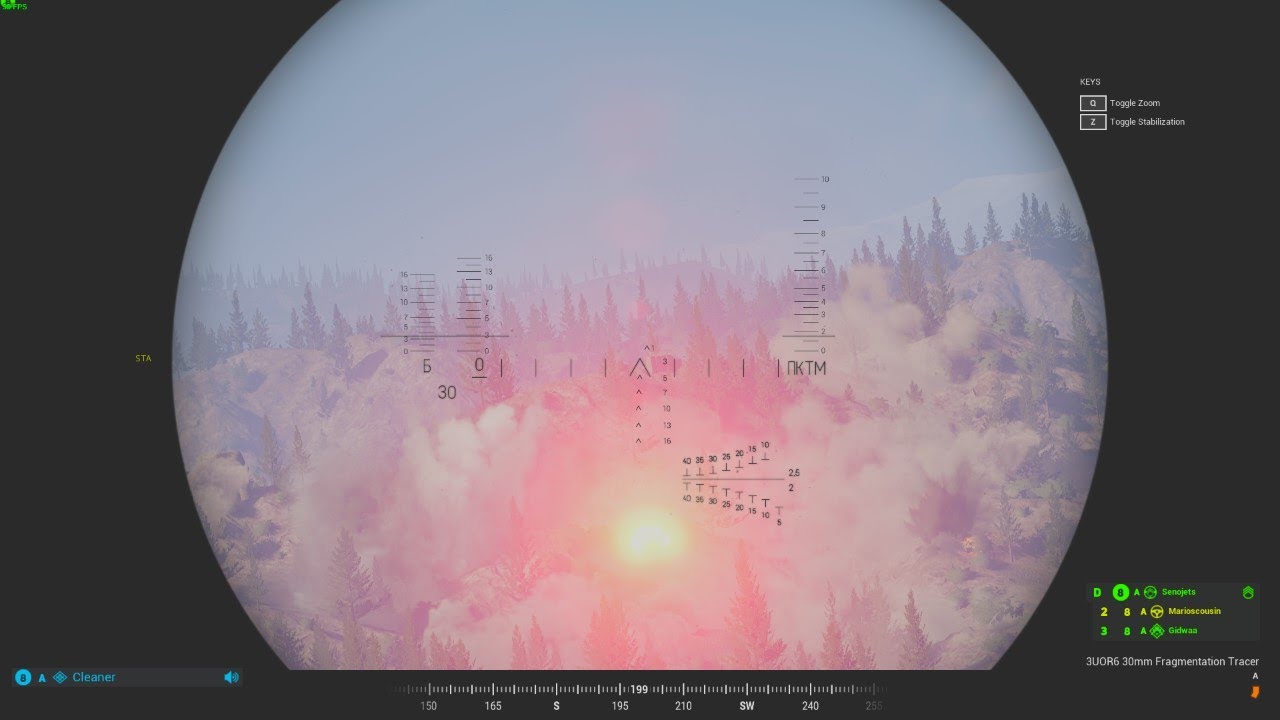 Raining shells on Squads - YouTube