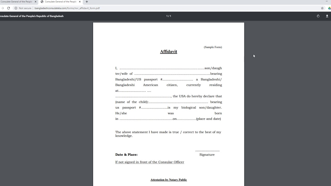 How to apply for NVR for Bangladeshi American - YouTube