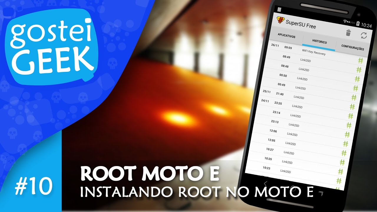 Como Fazer Root no Moto E (XT1021) | TuTuGeek - [*10-A] - YouTube
