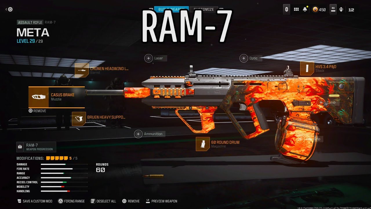 The BEST Ram-7 Class in Warzone is OP! [50 Kills] - YouTube