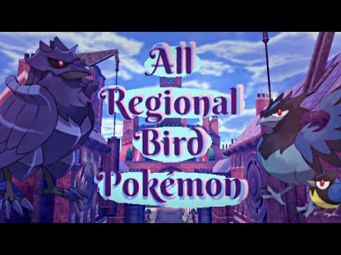 All Regional Bird Pokémon! - YouTube