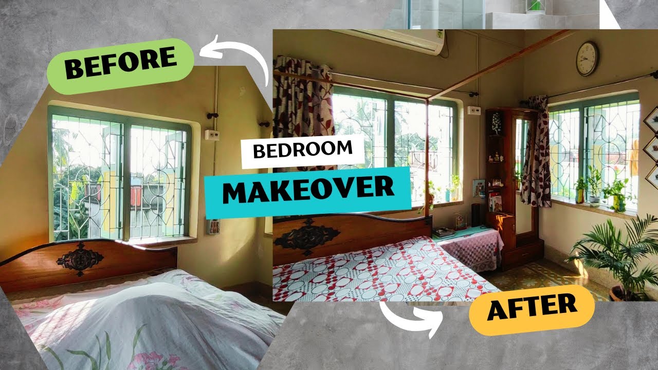 Bedroom repair and Makeover Step by step process - YouTube
