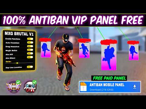 Free Fire Panel OB52 🔥 FF Antiban Panel Mobile | Free Fire Hack New 😈 FF Injector 2026 | FF Panel