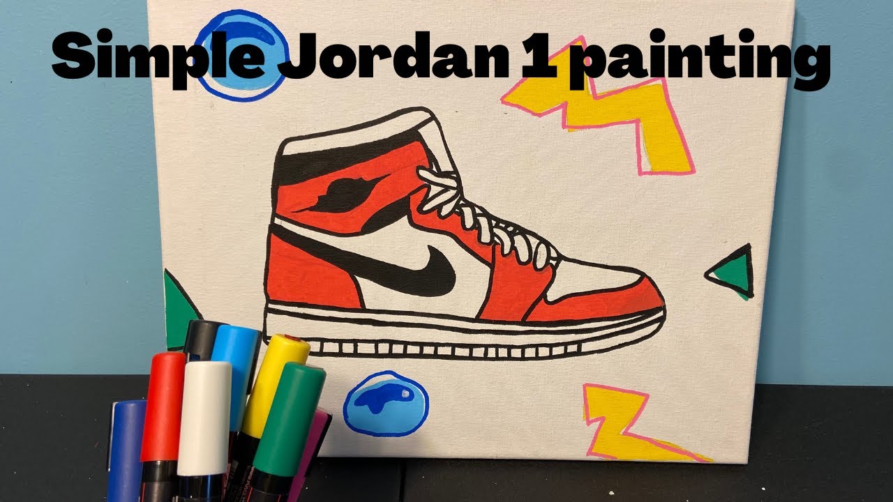 Jordan 1 Posca Pen Painting (Simple) - YouTube