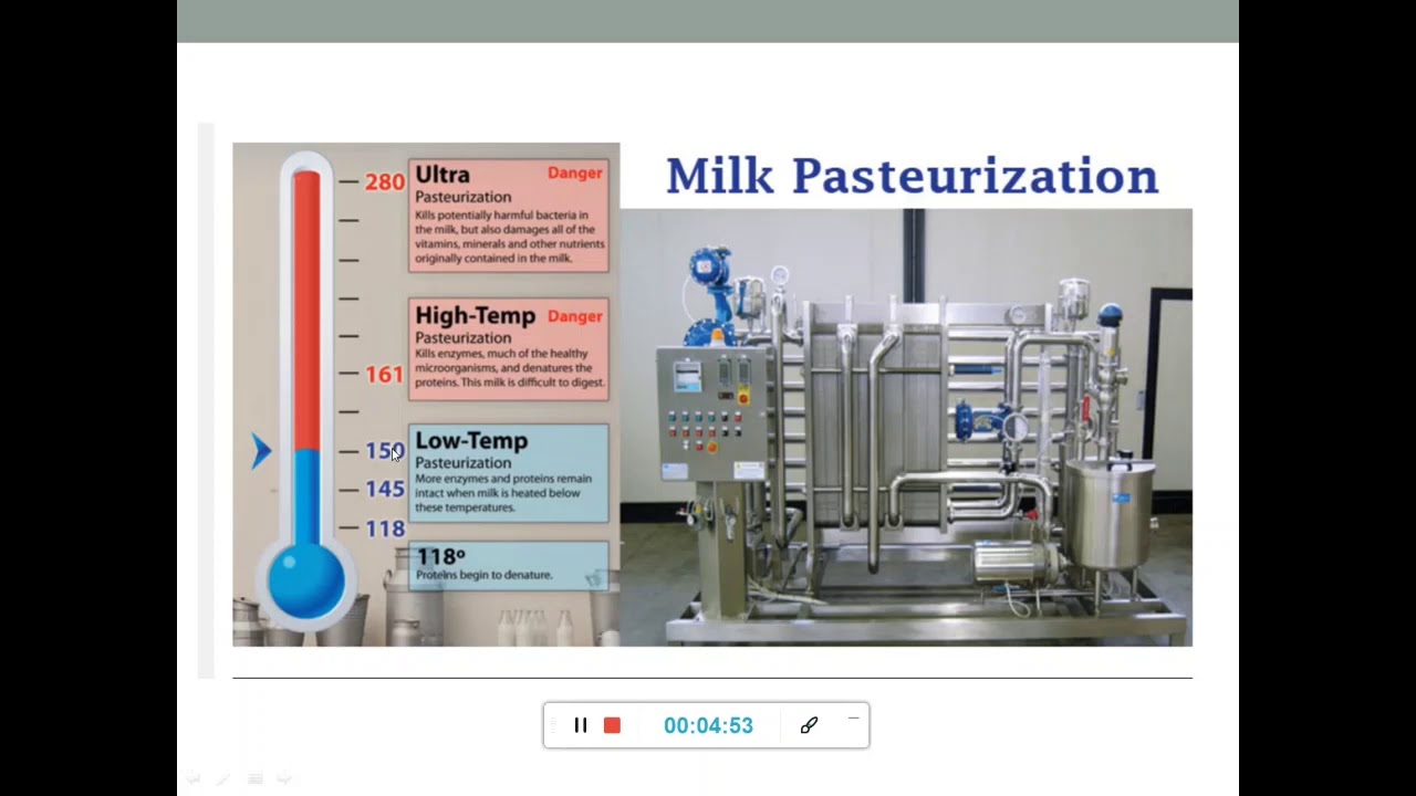 food preservation pasteurisation - YouTube