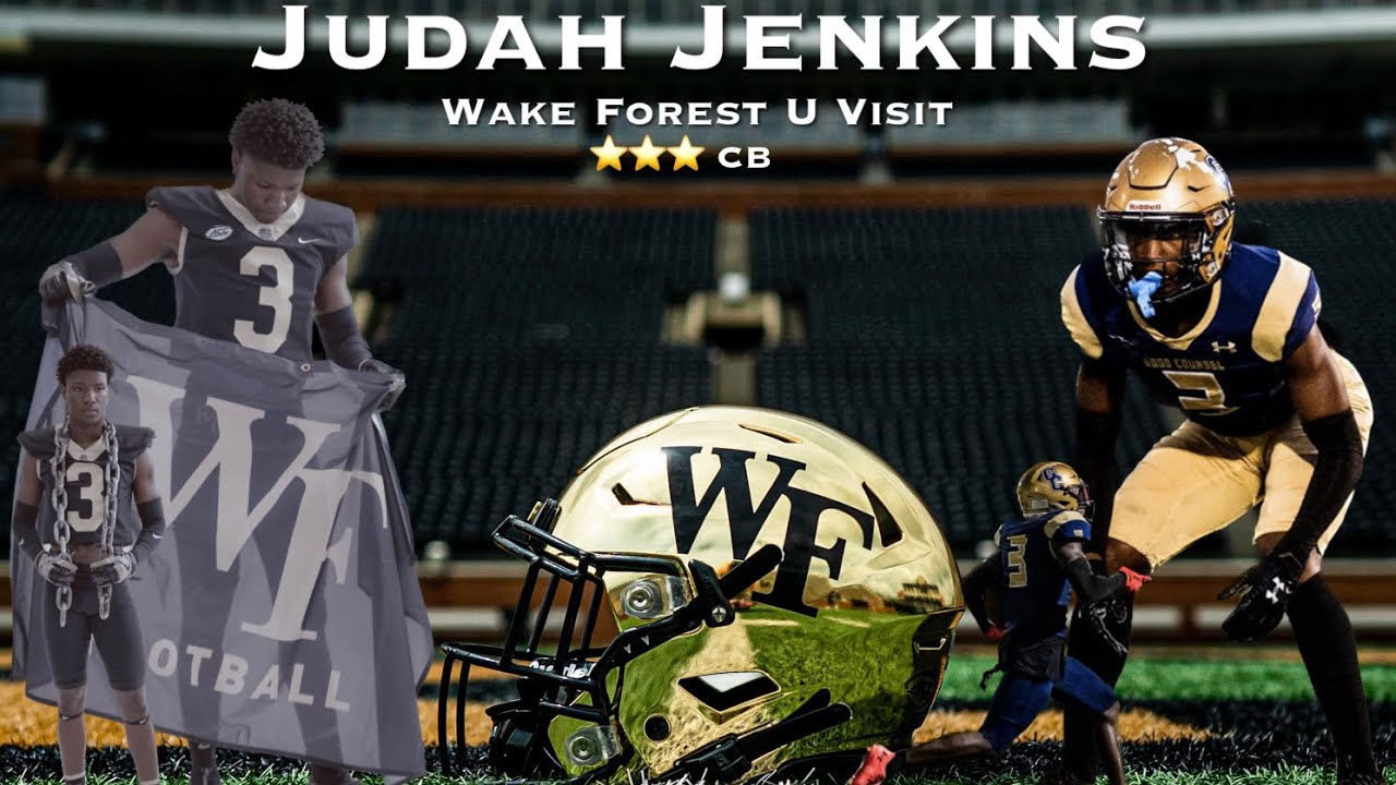 Judah Jenkins ⭐️⭐️⭐️ CB Wake Forest University Visit - YouTube