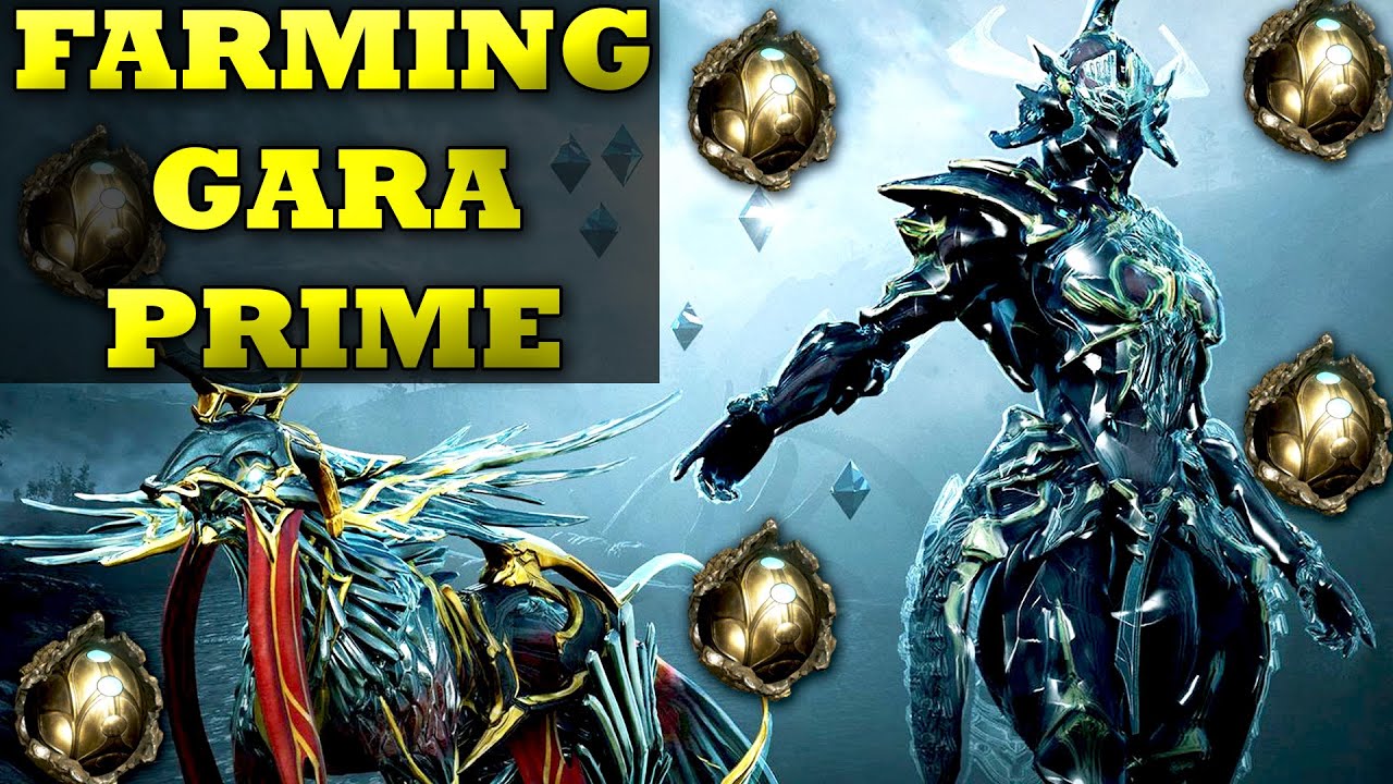 New Warframe Gara Prime Farming! Hoping For Good Relic Luck! - YouTube