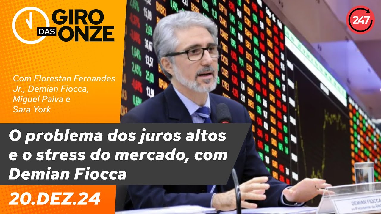 Giro das Onze - O problema dos juros altos e o stress do mercado, com ...