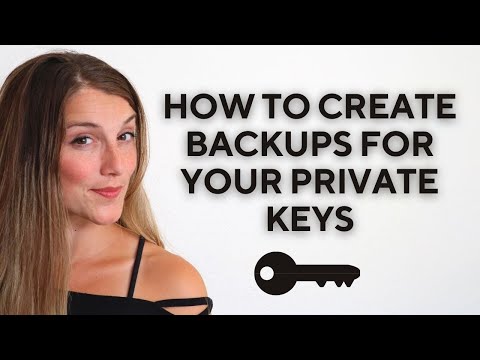How To Backup Your Crypto Private Keys 🗝