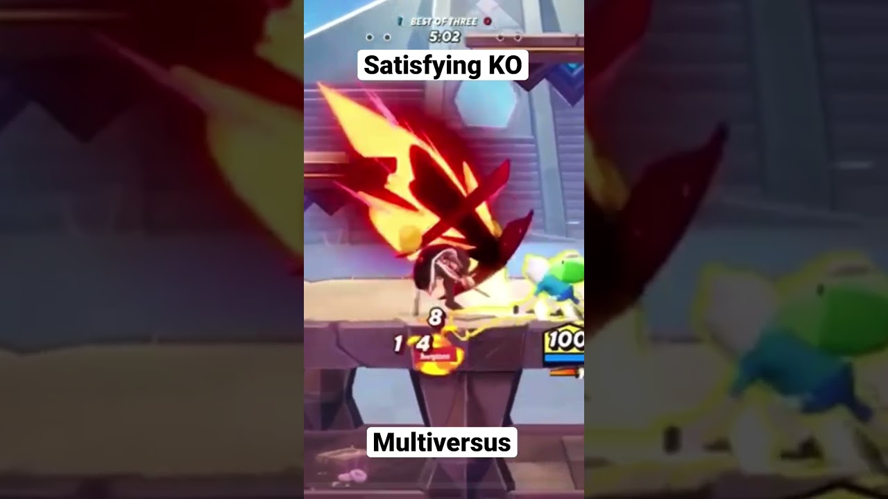 Multiversus satisfying knockout - YouTube
