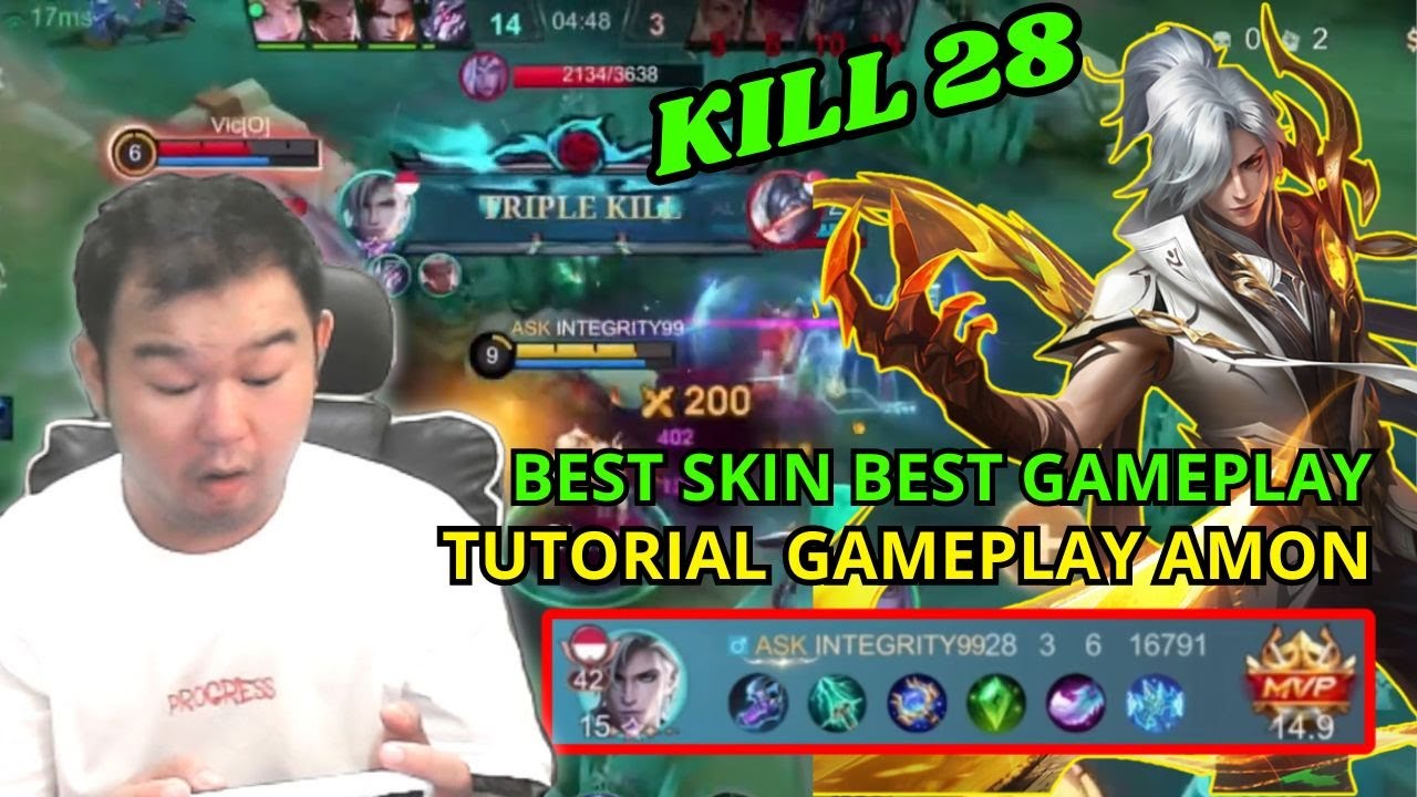 KILL 28 AAMON Skin Soul Vessel | Best SKIN Best Gameplay - Mobile ...