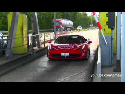 Gumball 3000 - Dodge Viper SRT-10 (1041HP!), Ferrari 458 Italia, Jaguar XKR Sounds!! - 1080p HD