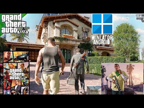 Winlator GTA 5 grand theft Auto V winlator on snapdragon 865 overclock ...