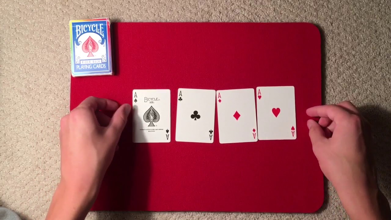 Cool 4-Ace Card Trick Tutorial - YouTube