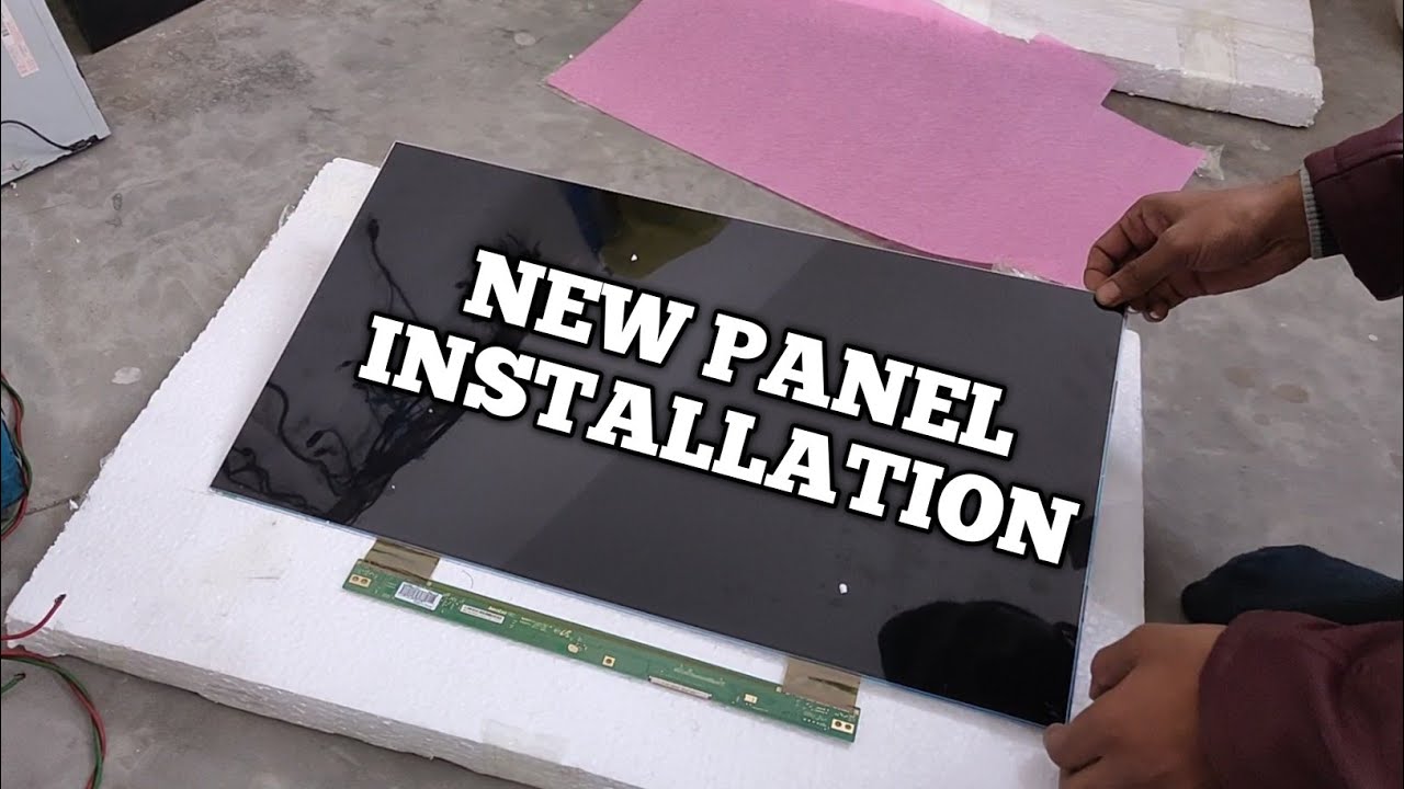New Panel Installation in LED TV - YouTube