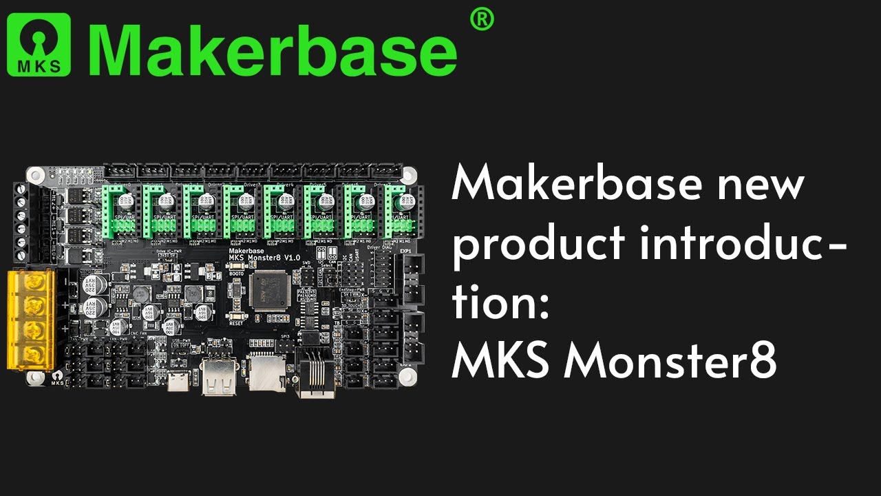 Makerbase new product introduction: MKS Monster8 - YouTube