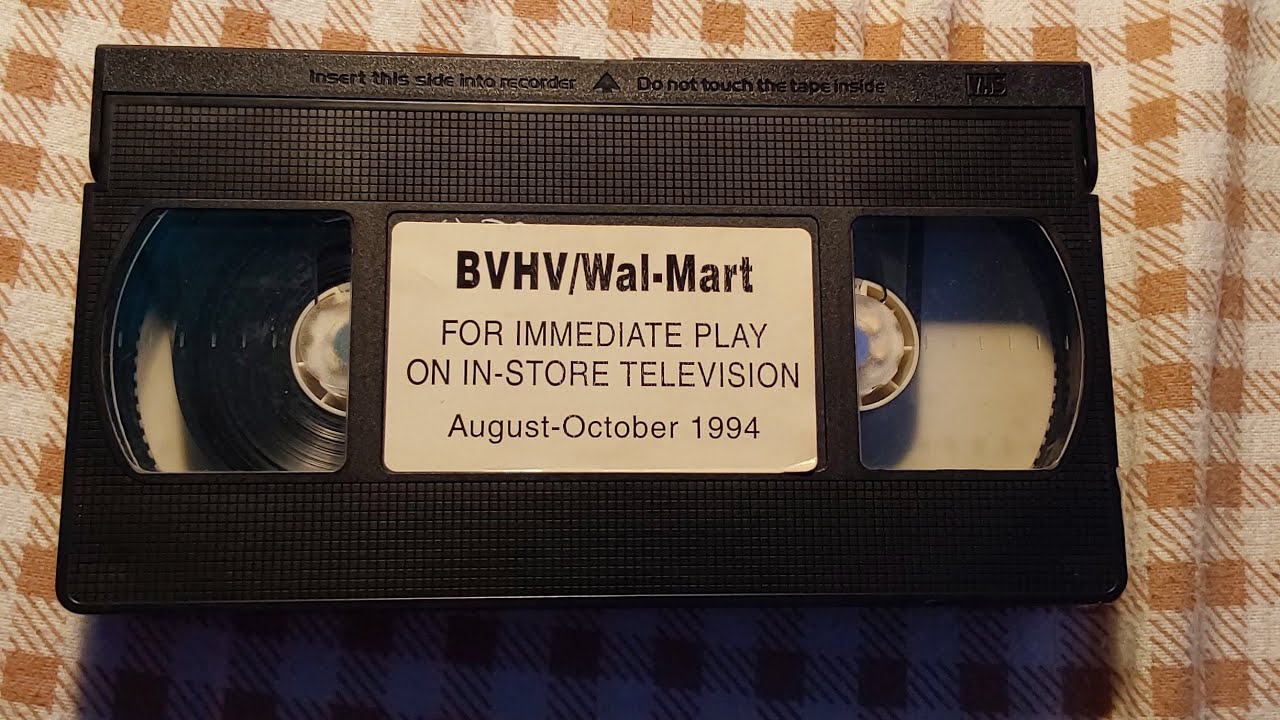 Lost commercials on the Walmart in store commercial Loop VHS tape - YouTube