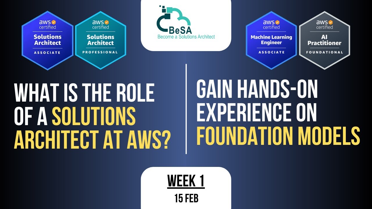 Foundation Models Hands on workshop and Role of an AWS Solutions ...