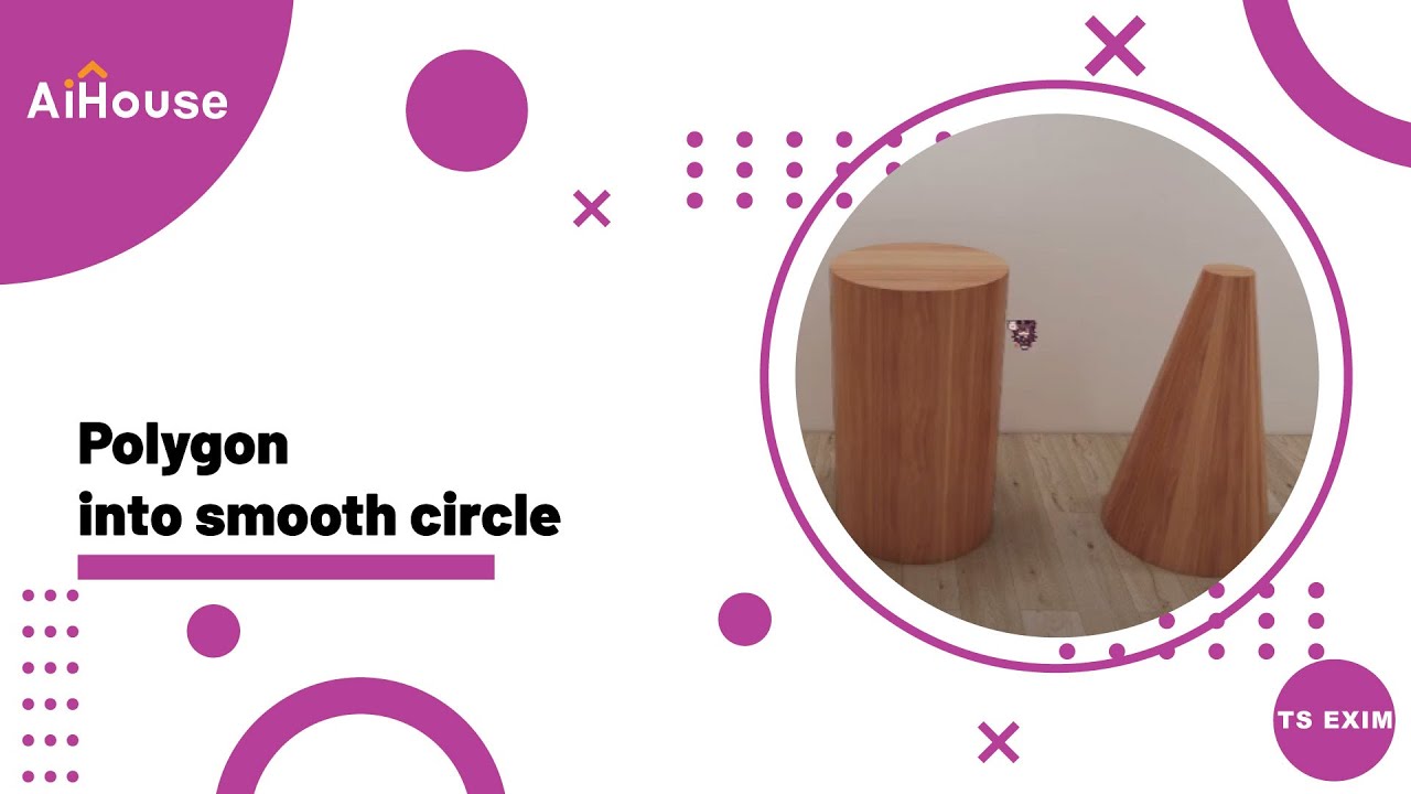 [Free Modeling FAQs] Polygon into smooth circle - YouTube