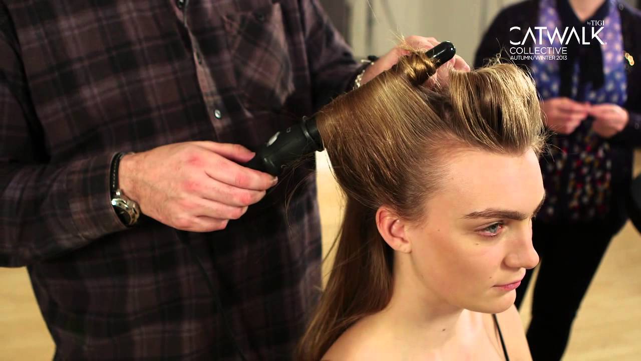 HOW TO: CRAZY VICTORY ROLLS // AW13 Louise Gray by TIGI - YouTube