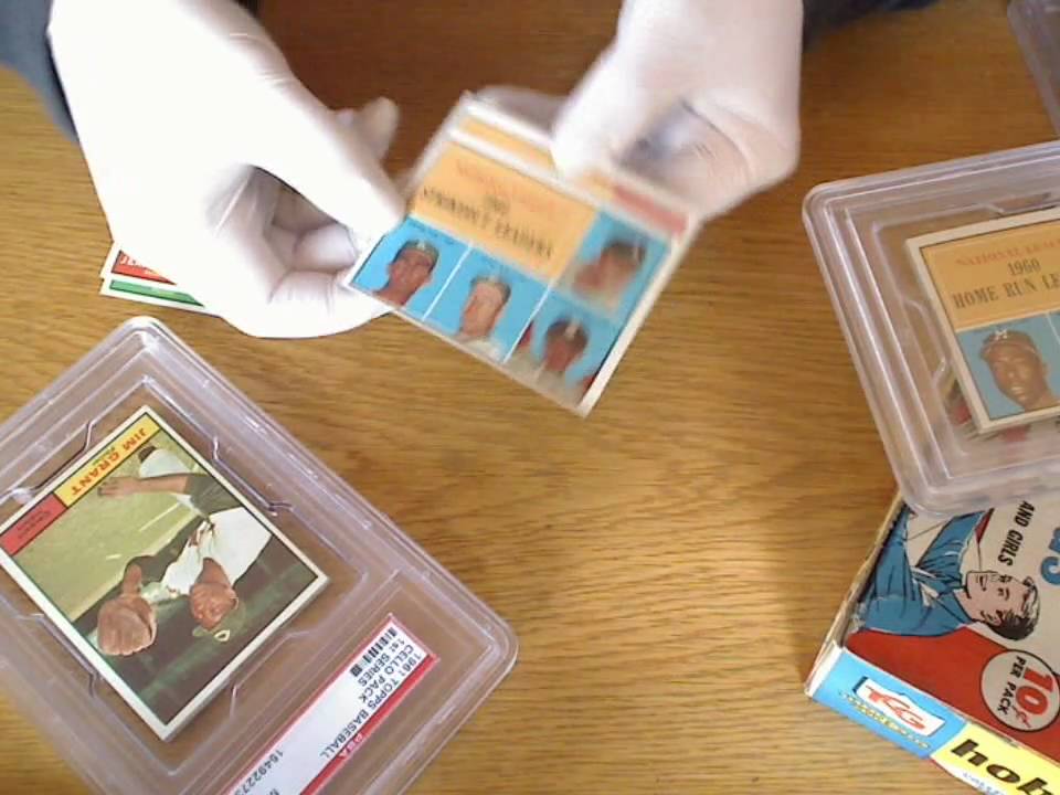 1961 Topps Baseball Card Cello Pack Break - YouTube