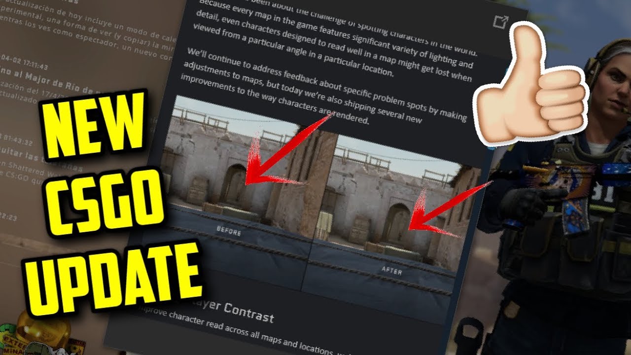 *New CSGO Update* Nueva ACTUALIZACIÓN del CSGO Mejora de VISIBILIDAD de ...