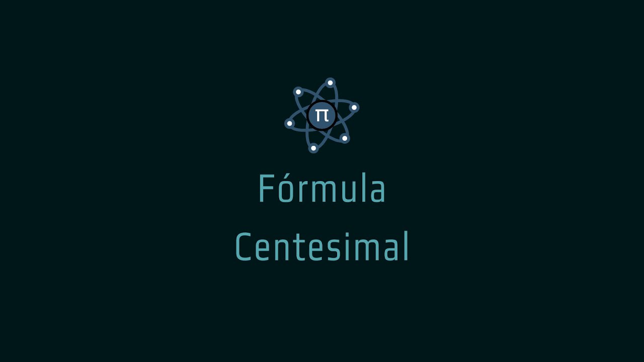 Fórmula Centesimal - Química - YouTube