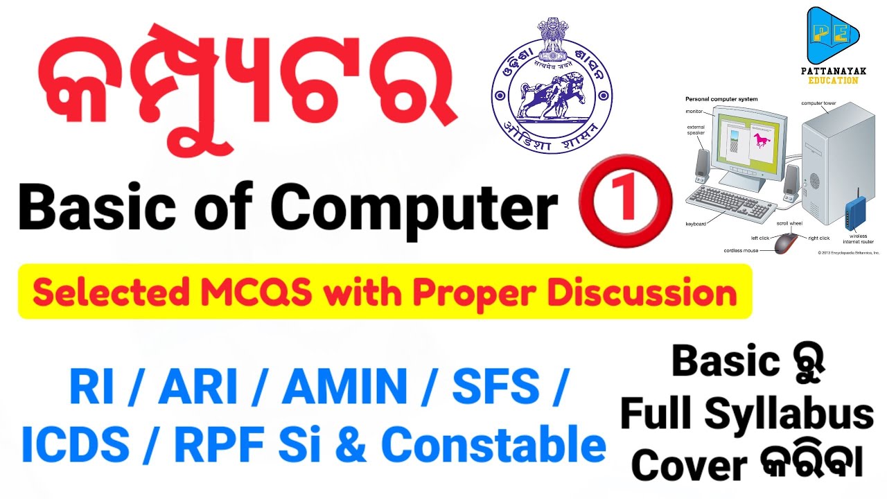 Computer Fundamentals Selected MCQS for RI ARI AMIN SFS ICDS & RPF by ...
