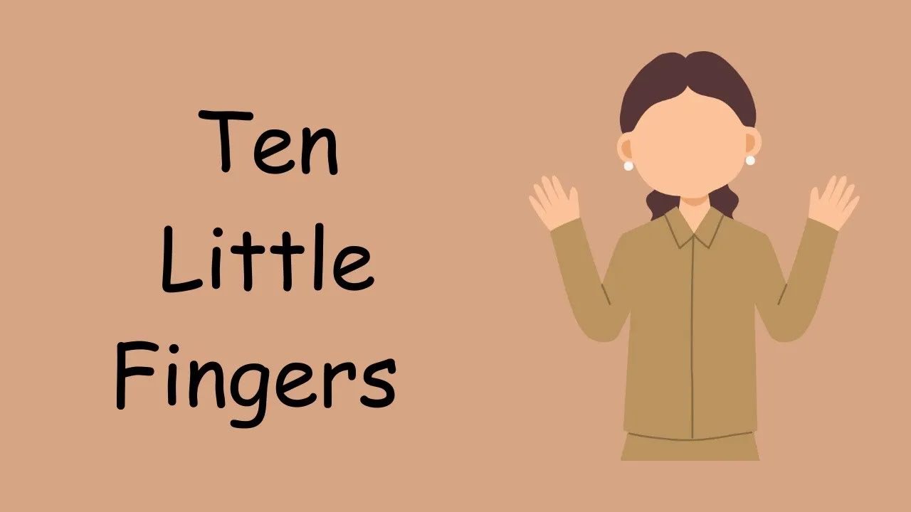 Ten Little Finger Rhymes For Kids | Little Fingers | Rhymes | Poem For ...