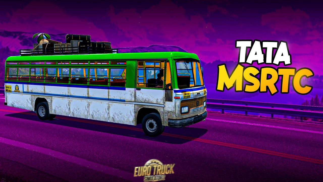 🔴Maharashtra Ki Favorite TATA MSRTC Hirkani Bus | Euro Truck Simulators ...