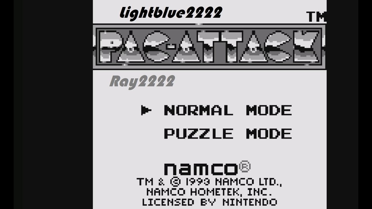 Pac-Attack Gameboy emulated - YouTube