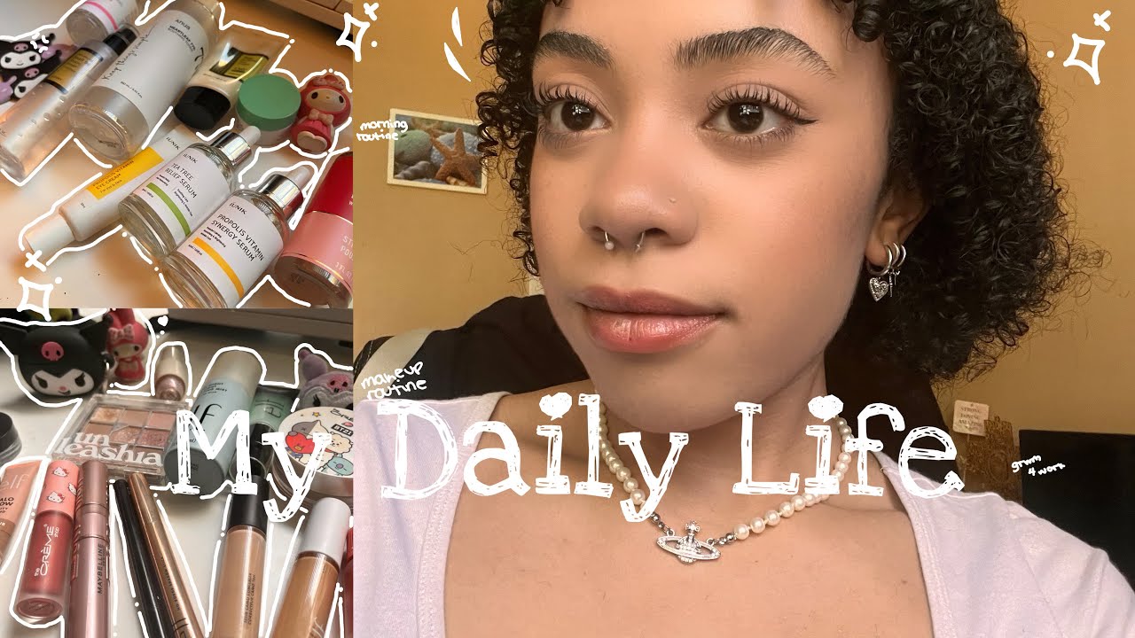 My Daily Life ☕️: morning routine, editing, grwm for work/ makeup ...