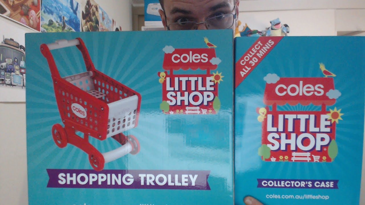 Coles Little Shop Shopping Trolley/Collector's Case Unboxing Review ...