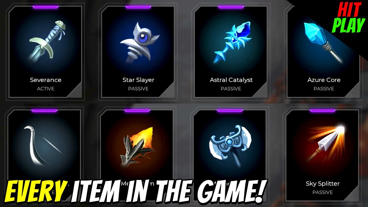 All the items in Predecessor! - Item Showcase 🙂 - YouTube