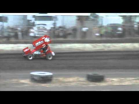 Antioch speedway King of The west 410 sprint cars 7-21-12 jimmy sills ...
