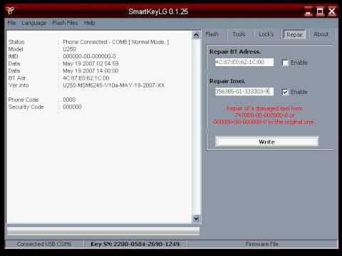 LG U250 Repair Operation