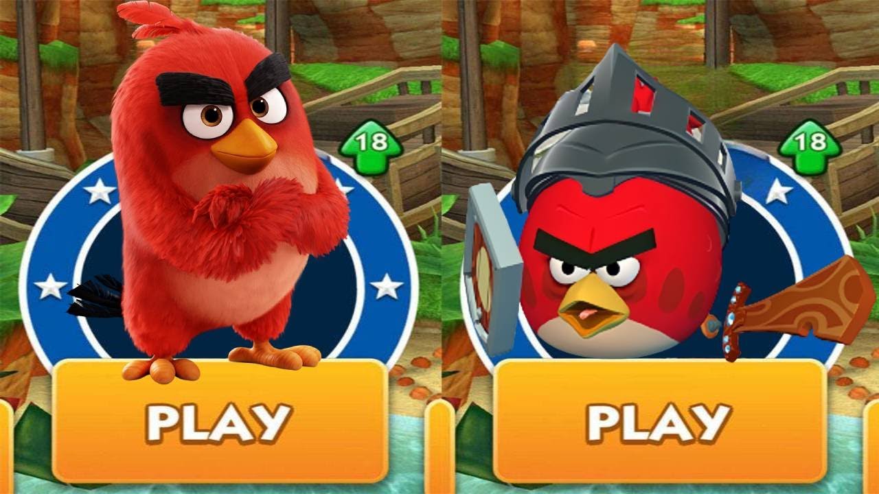 Sonic Dash - Red New Angry Birds Character Unlocked Event vs The Old ...