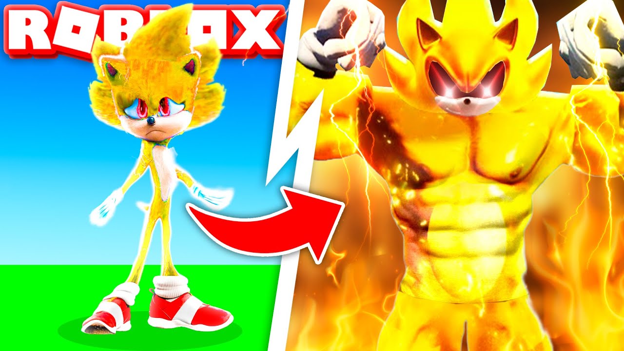 Upgrading SUPER SONIC into STRONGEST in ROBLOX - YouTube