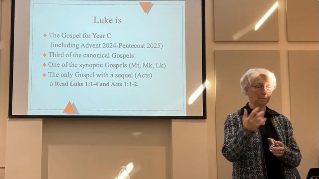 Dr Elizabeth Struthers Malbon - "Distinctly Luke: Structure and Themes ...