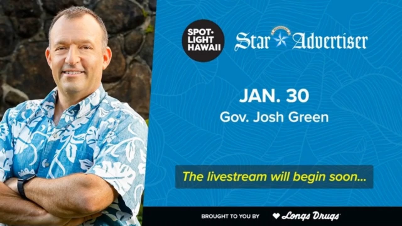 Gov. Josh Green joins Spotlight Hawaii - YouTube