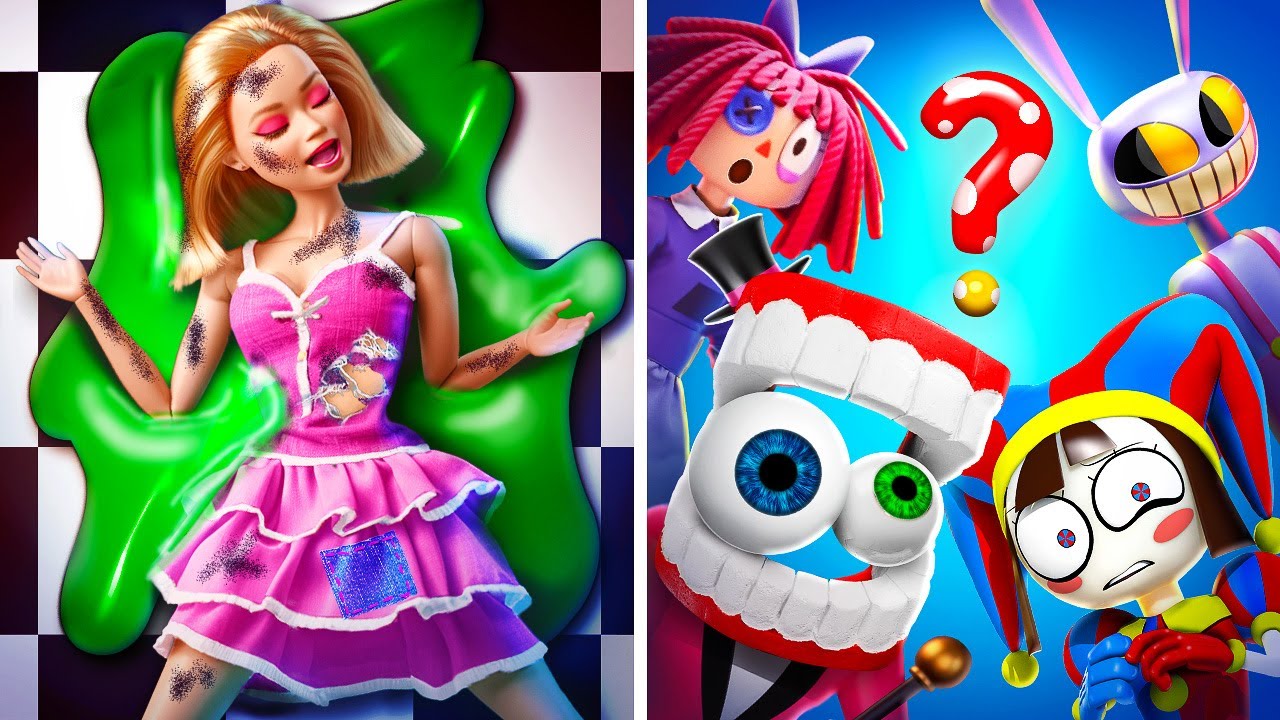 A Boneca Feia entrou no Incrível Circo Digital! Extreme Barbie Makeover ...