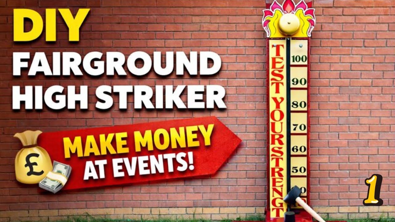 How to Build Your Own DIY Fairground High Striker Game - Episode 1 ...